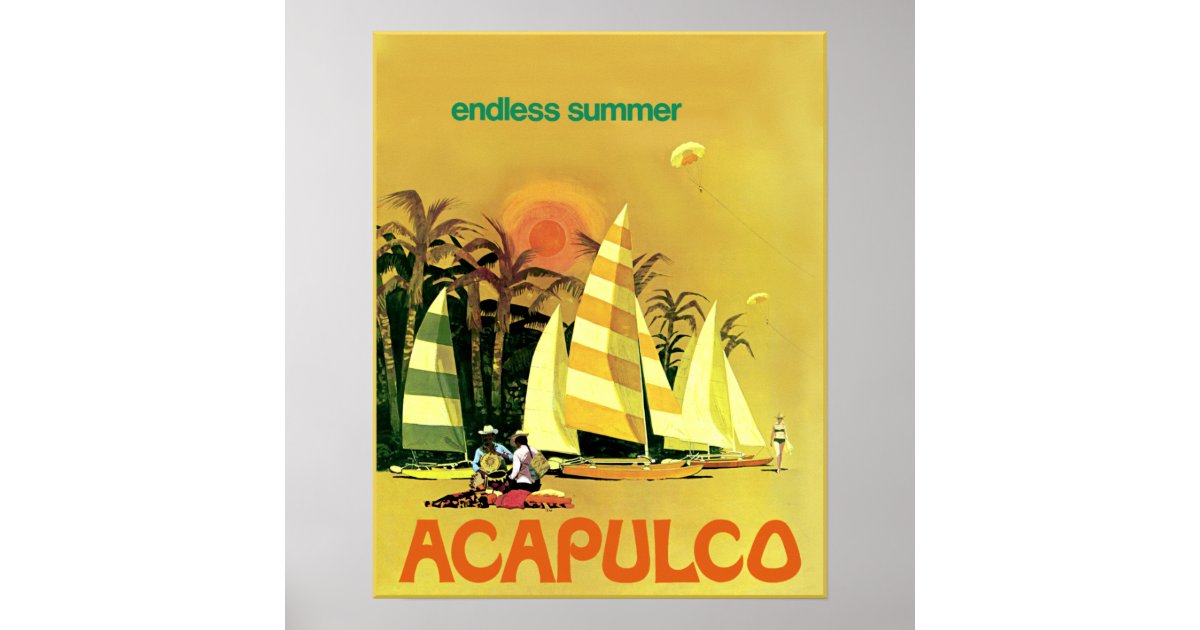 Acapulco travel poster | Zazzle