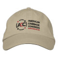 ACC New Logo Embroidered Baseball Cap | Zazzle
