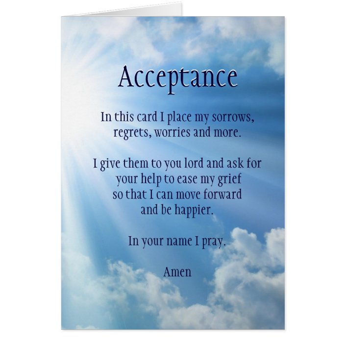 Acceptance Card | Zazzle.com