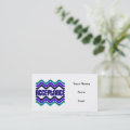 Acceptance Quote Blue Green Purple Business Card | Zazzle