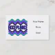 Acceptance Quote Blue Green Purple Business Card | Zazzle
