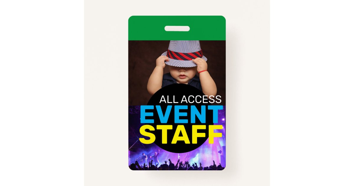 Access event staff badge | Zazzle