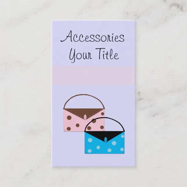 Accessories Business Card | Zazzle