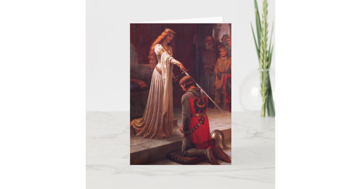 Accolade - The Knight Card | Zazzle