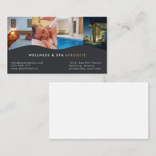 Accommodation, Hotel & Resort Business Card | Zazzle