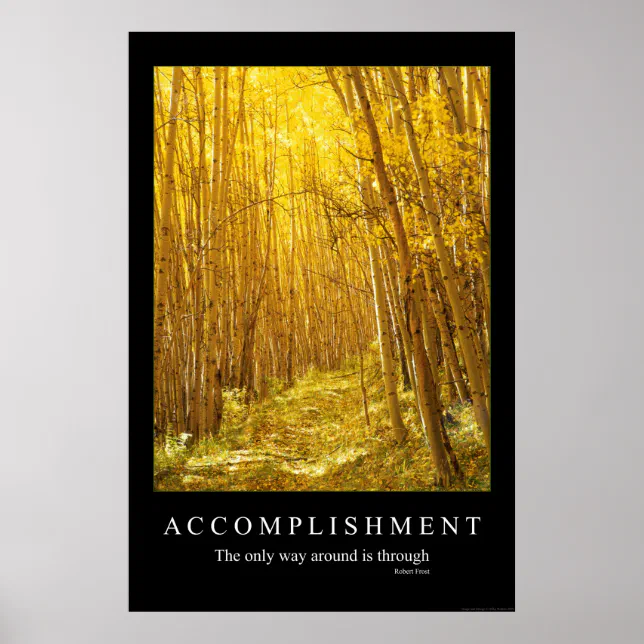 Accomplishment Poster | Zazzle