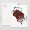 Accordion Postcard | Zazzle