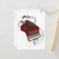 Accordion Postcard | Zazzle