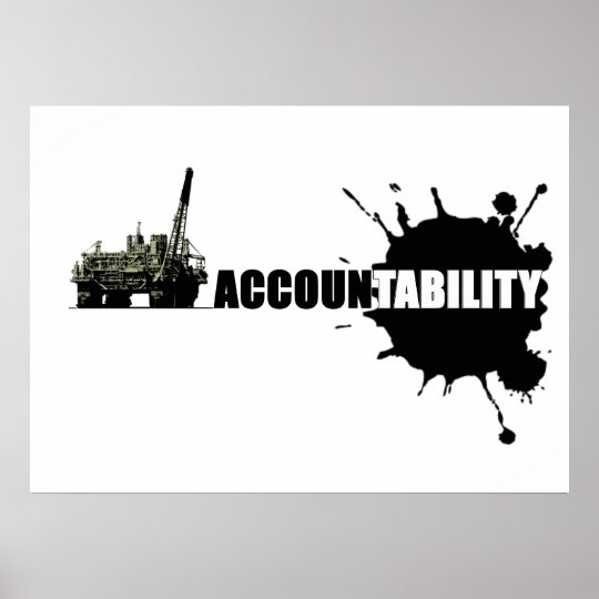 ACCOUNTABILITY POSTER | Zazzle.com