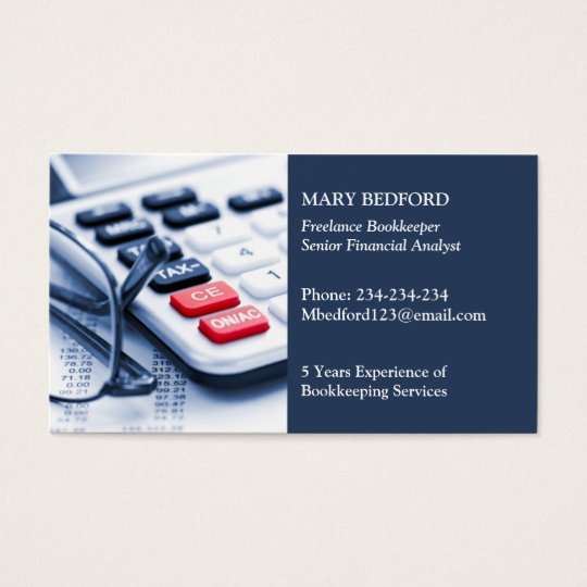 Accountant Business Card | Zazzle.com