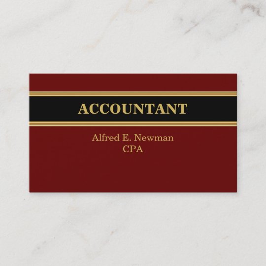 Accountant Business Cards | Zazzle.com