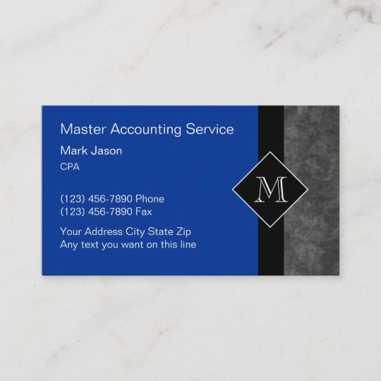Accountant Business Cards | Zazzle.com