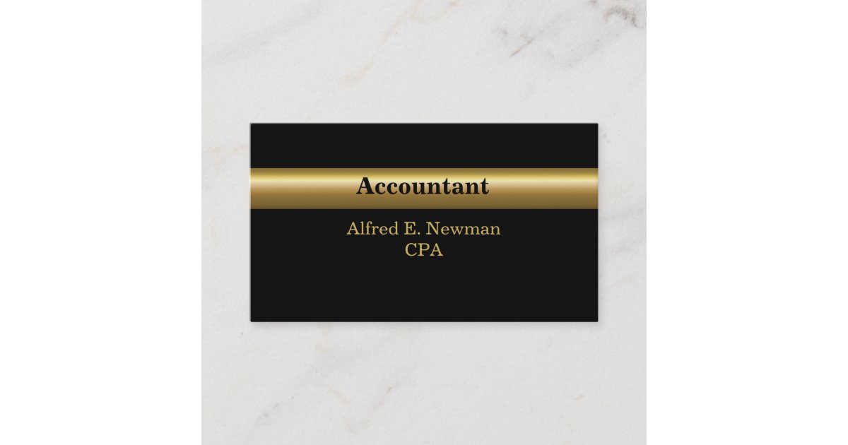 Accountant Business Cards | Zazzle