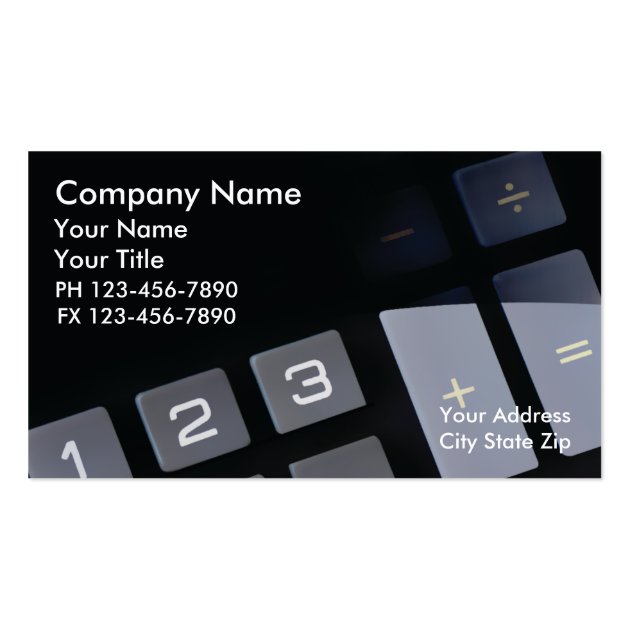 Accountant Business Cards