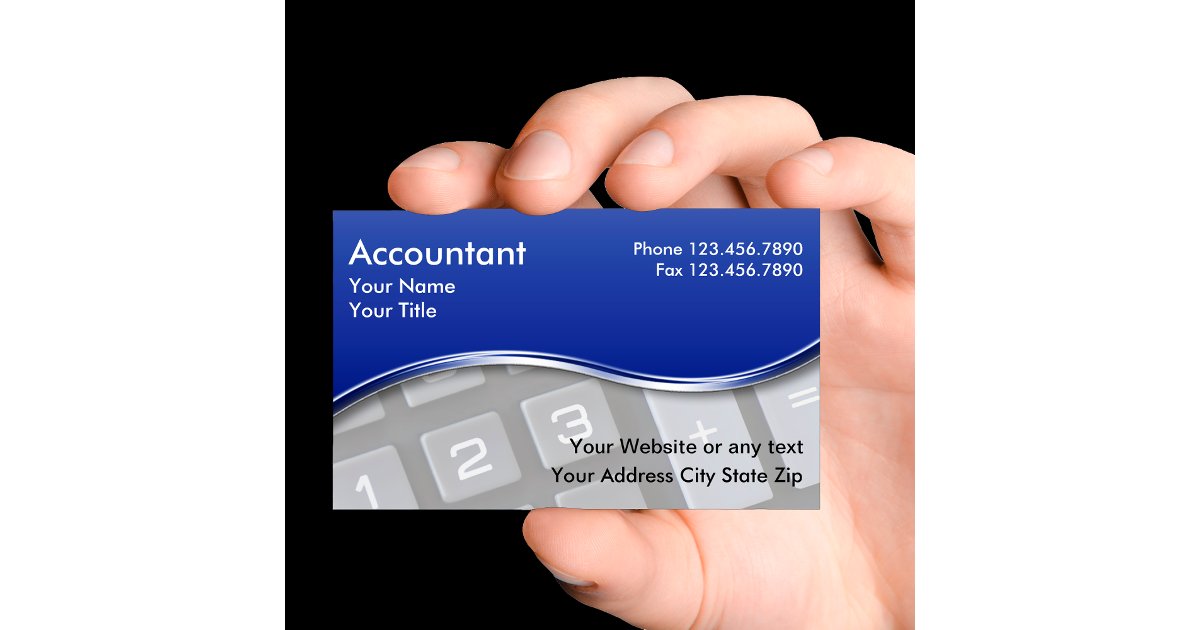 Accountant Business Cards | Zazzle