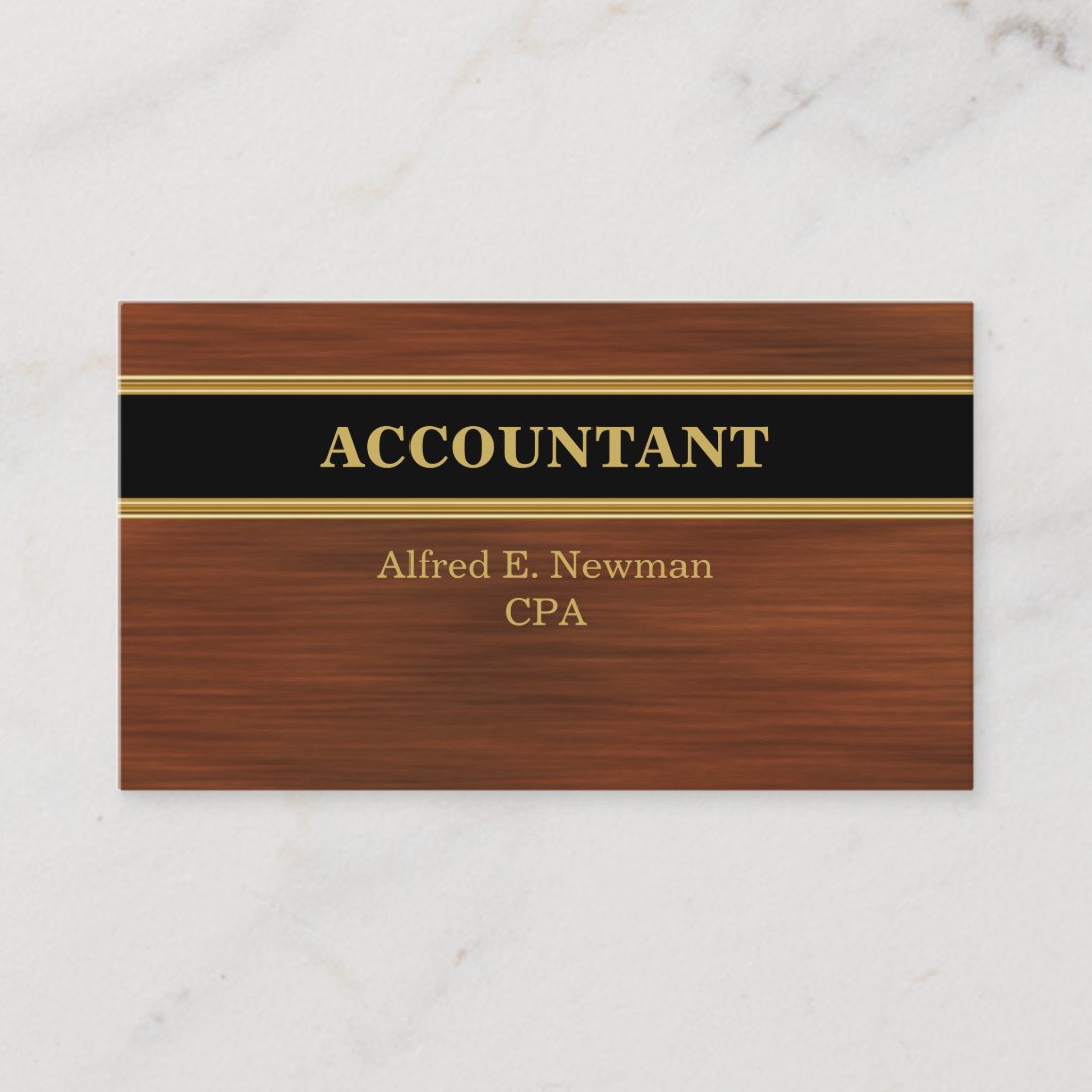 Accountant Business Cards | Zazzle