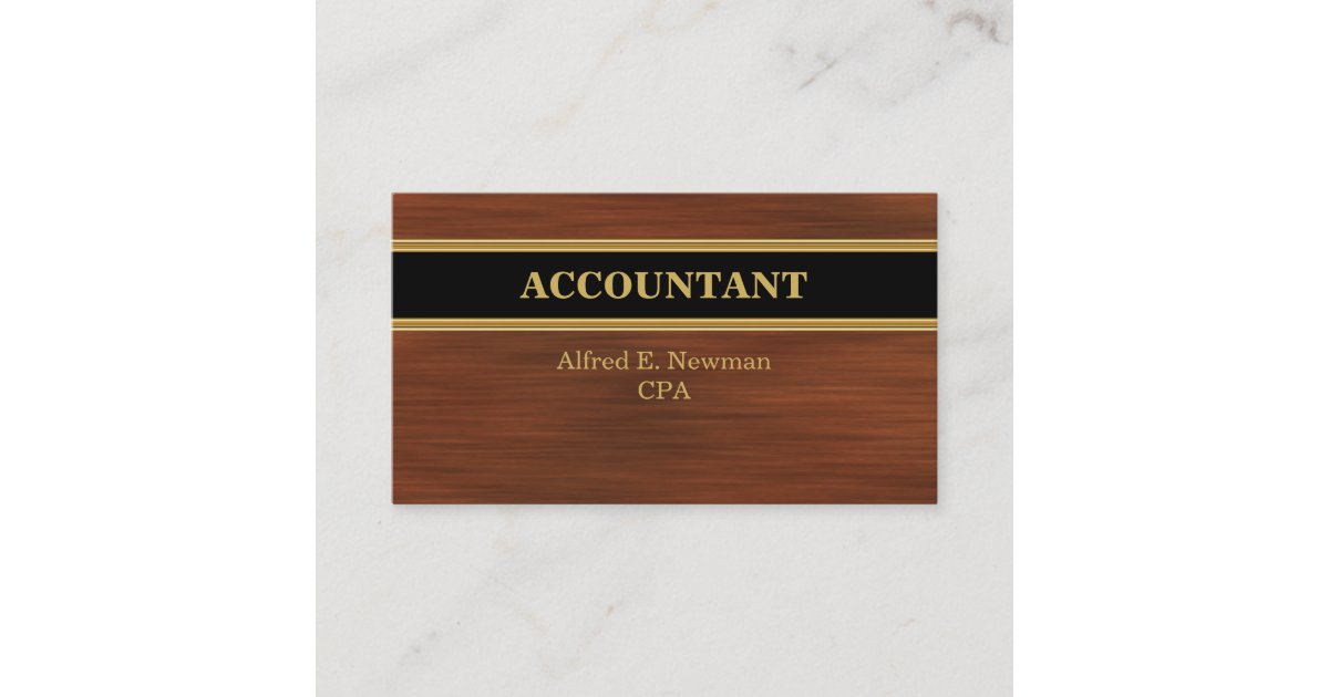Accountant Business Cards | Zazzle