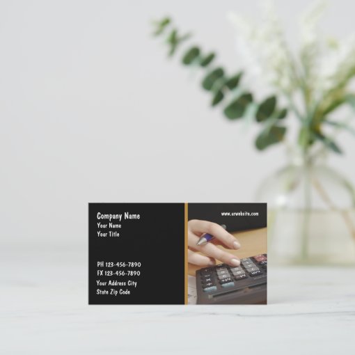 Accountant Business Cards | Zazzle