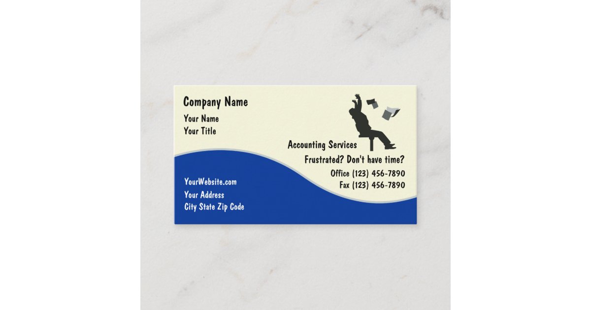 Accountant Business Cards | Zazzle