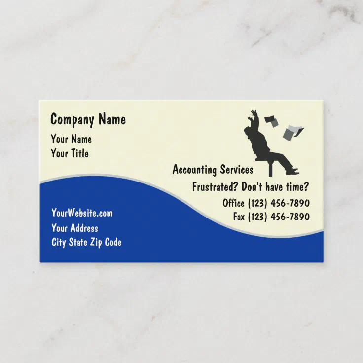 Accountant Business Cards | Zazzle