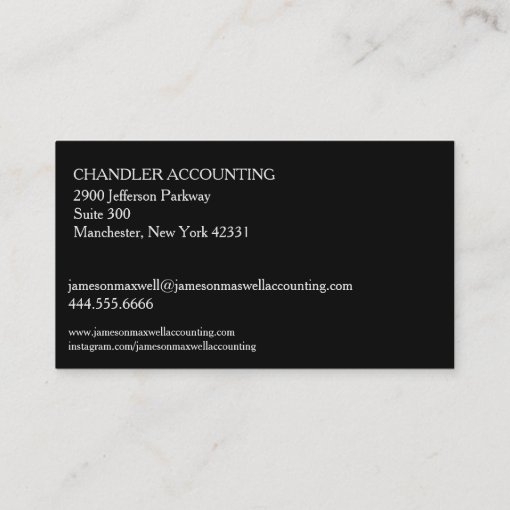 Accountant CPA Business Card | Zazzle