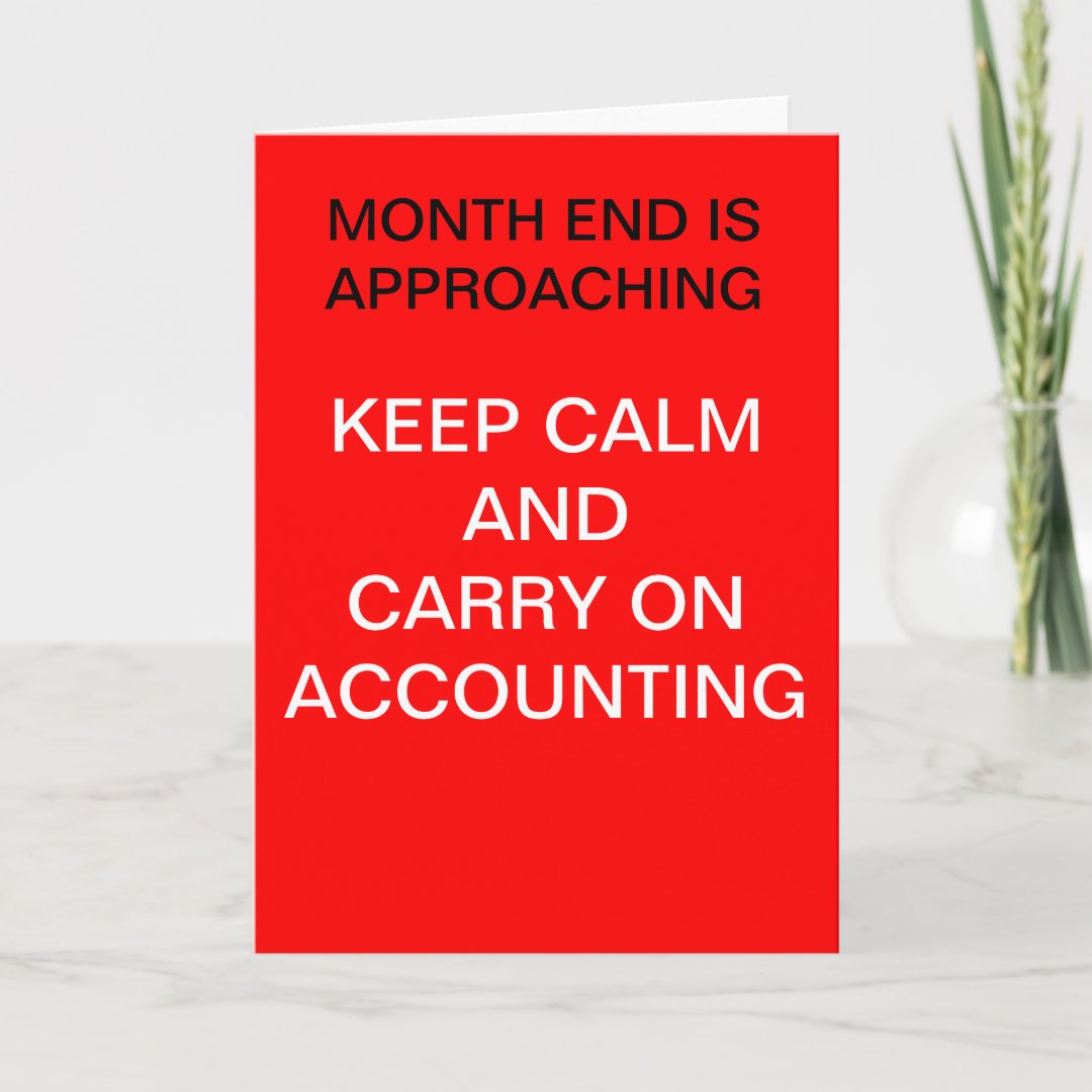 Accountant - Keep Calm Accounting - Birthday Card | Zazzle