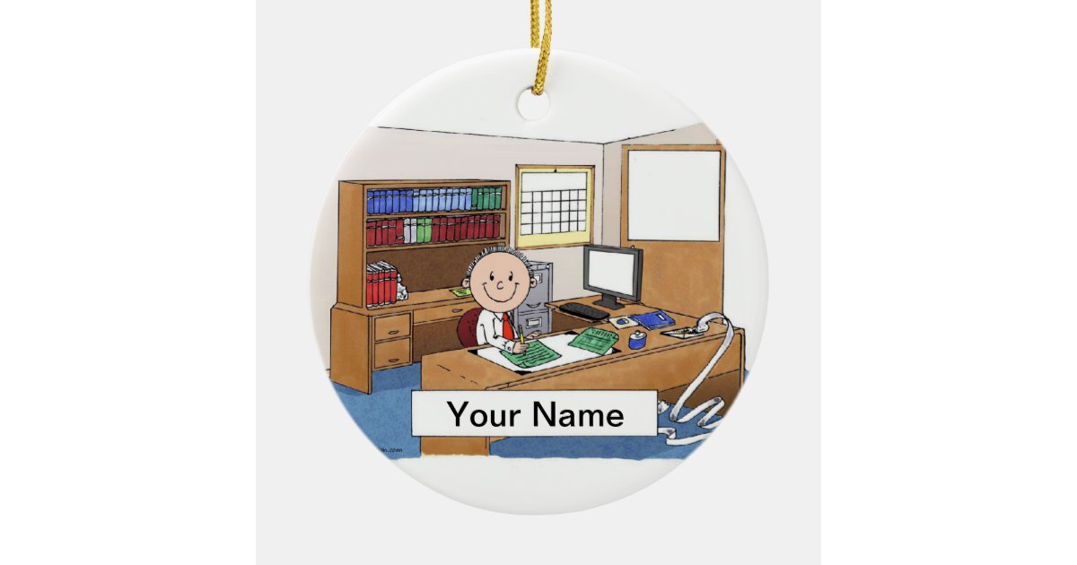 Accountant - Male Ceramic Ornament | Zazzle