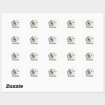 Accountant Profession Classic Round Sticker | Zazzle