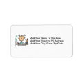 Accountant Stick Figure Label | Zazzle