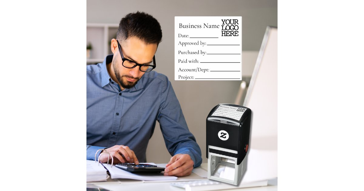 Accounting AP Project Invoice Processing Approval Self-inking Stamp ...