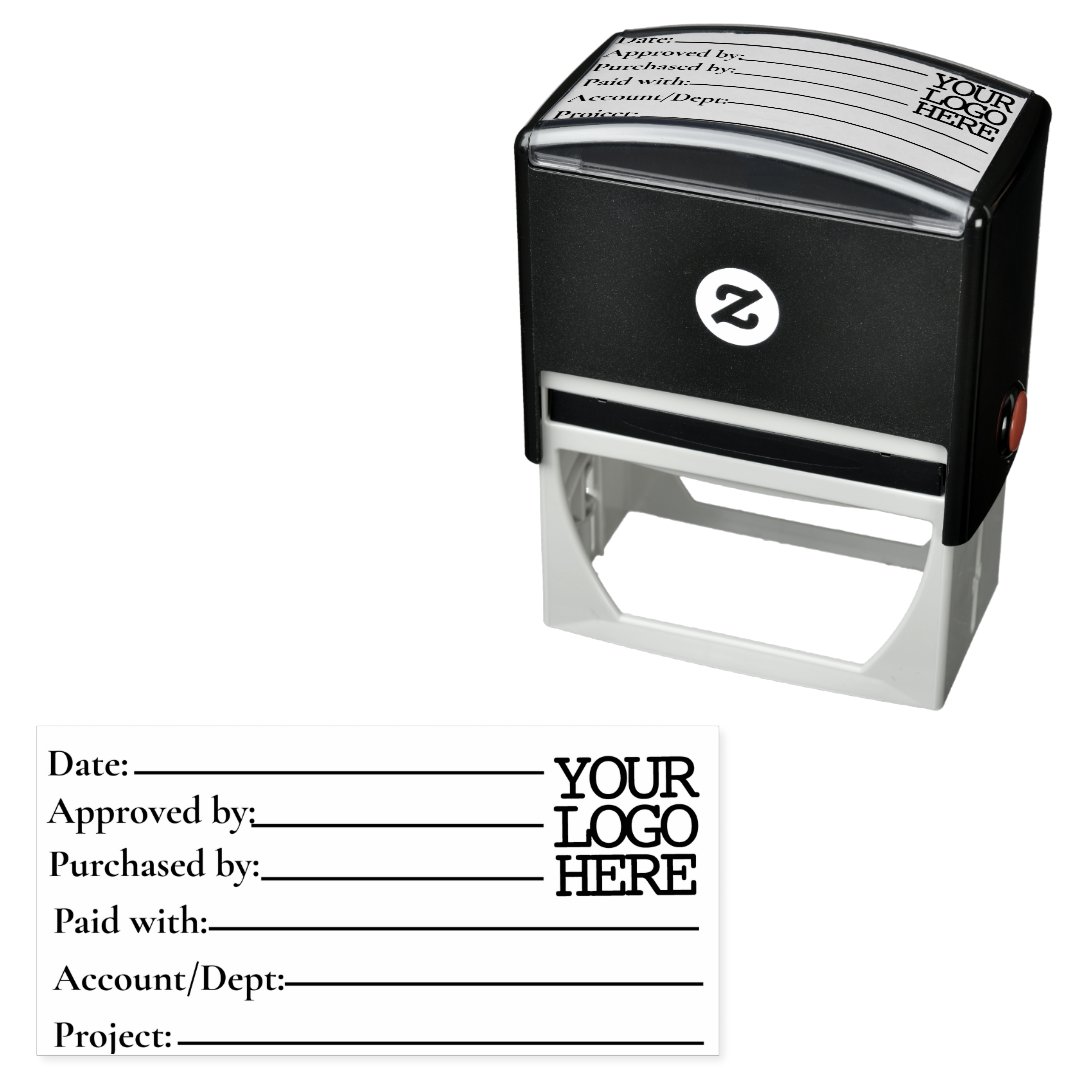 Accounting AP Purchase Project Invoice Approval Self-inking Stamp | Zazzle