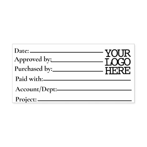 Accounting AP Purchase Project Invoice Approval Self-inking Stamp | Zazzle