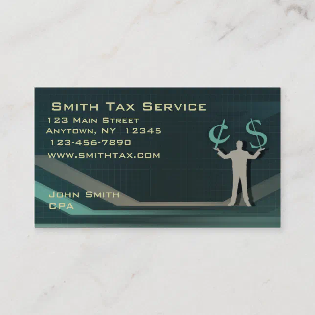 Accounting Business Card | Zazzle