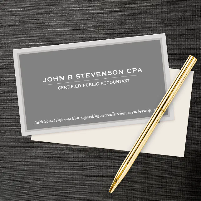 Accounting Business Card | Zazzle