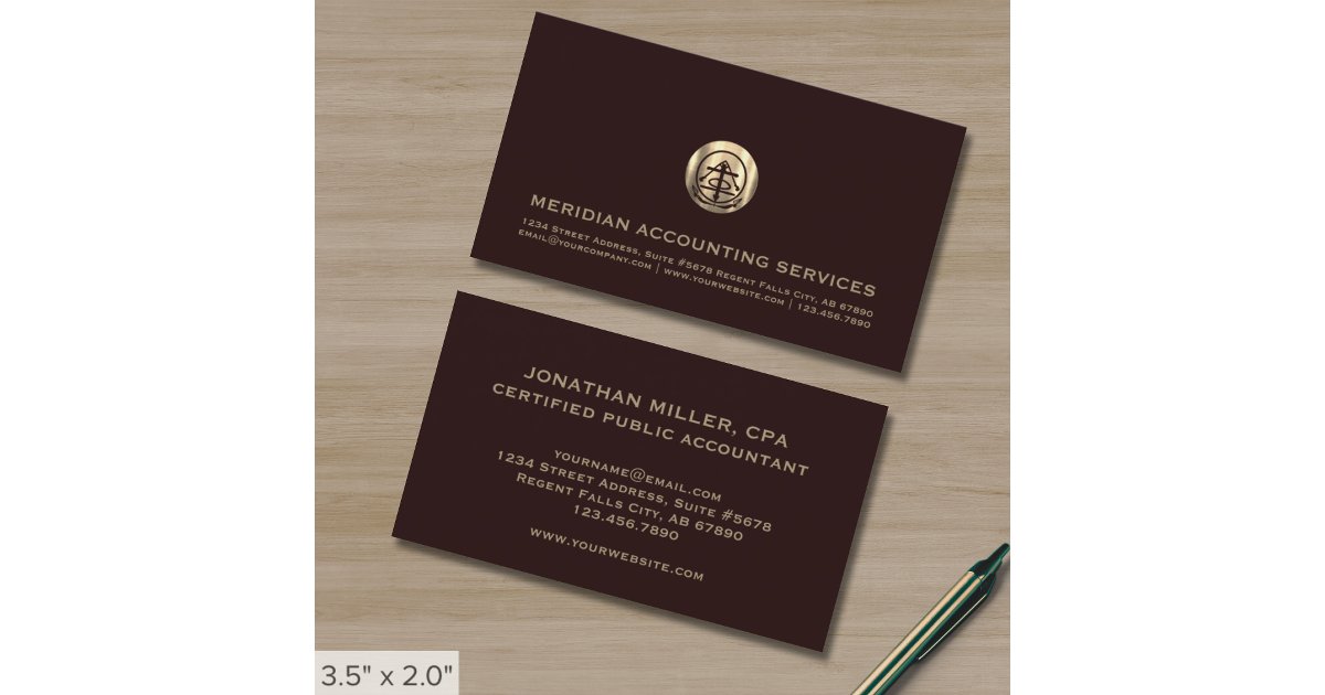 Accounting Business Cards | Zazzle