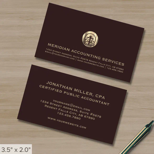 Accounting Business Cards | Zazzle