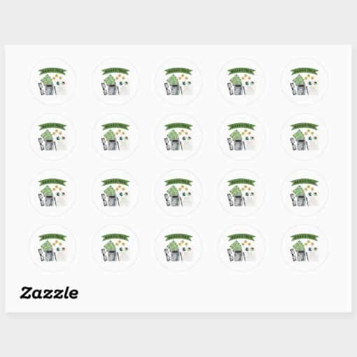 Accounting Classic Round Sticker | Zazzle