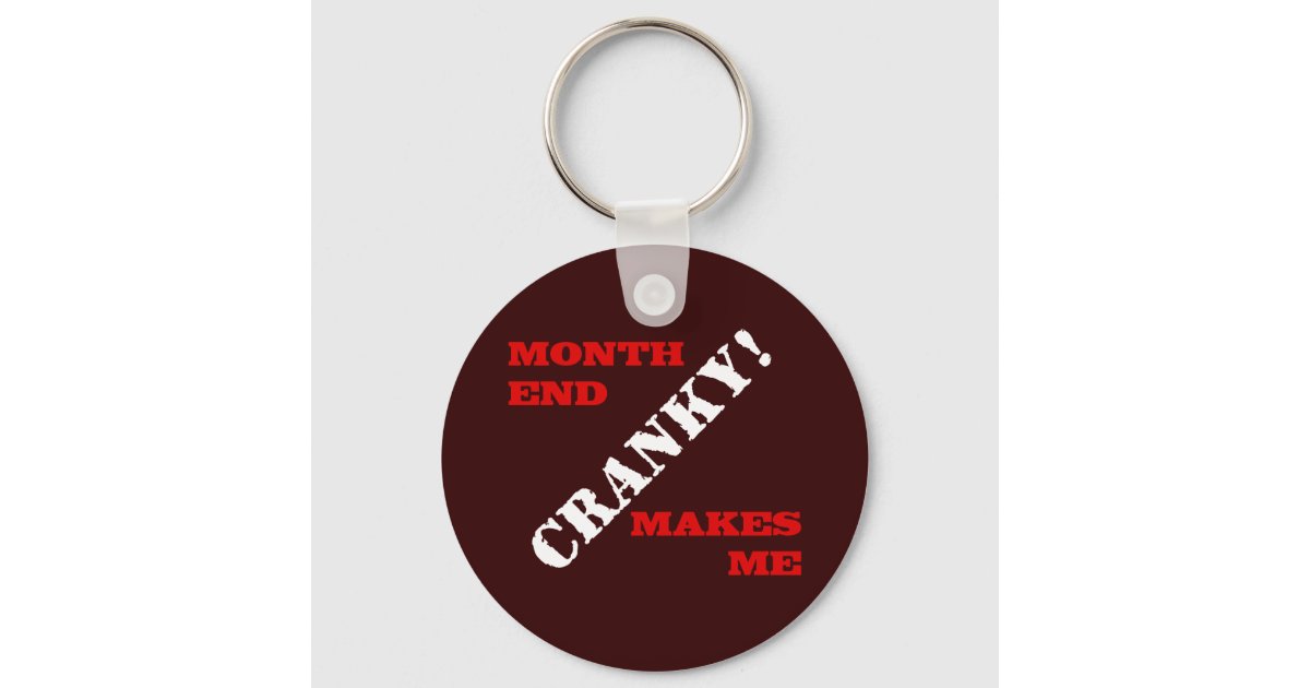 Accounting & Finance Month End Approval Stamp Keychain | Zazzle