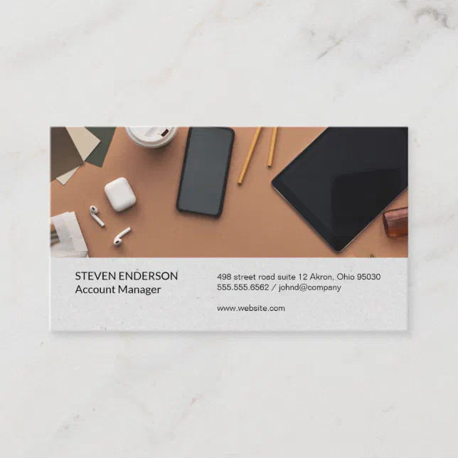 Accounting | Money Management | Office Space Business Card | Zazzle
