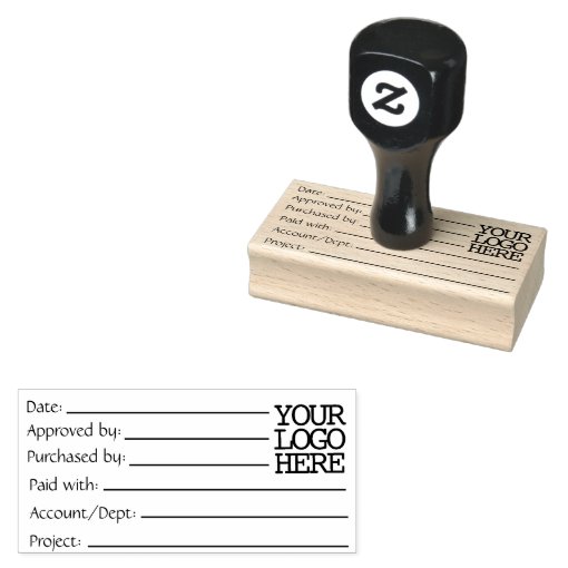Accounting Purchase Project Invoice Approval Rubber Stamp | Zazzle