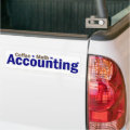 Accounting Saying Bumper Sticker | Zazzle