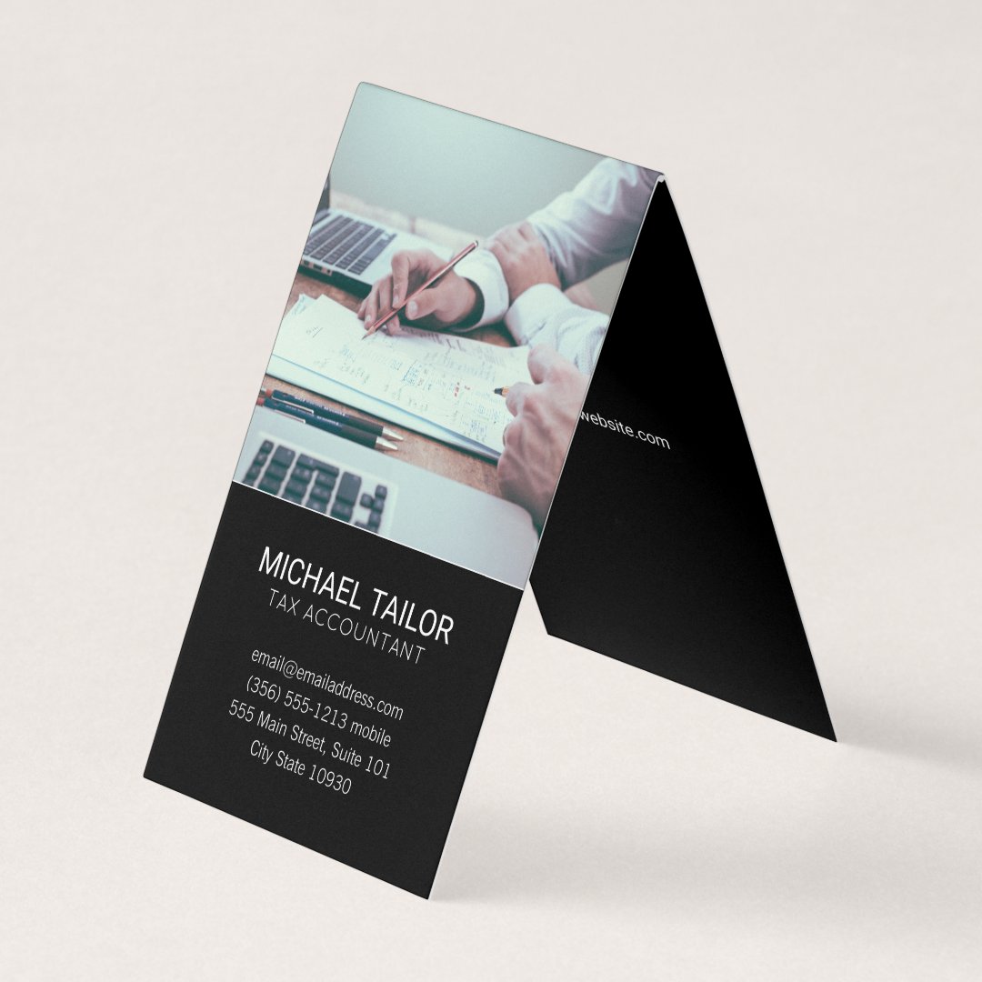 Accounting | Tax Prep Business Card | Zazzle