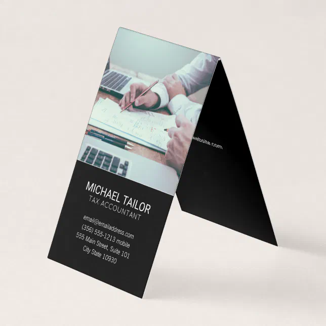 Accounting | Tax Prep Business Card | Zazzle