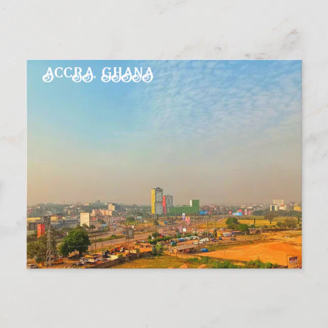 Accra Ghana Postcard | Zazzle