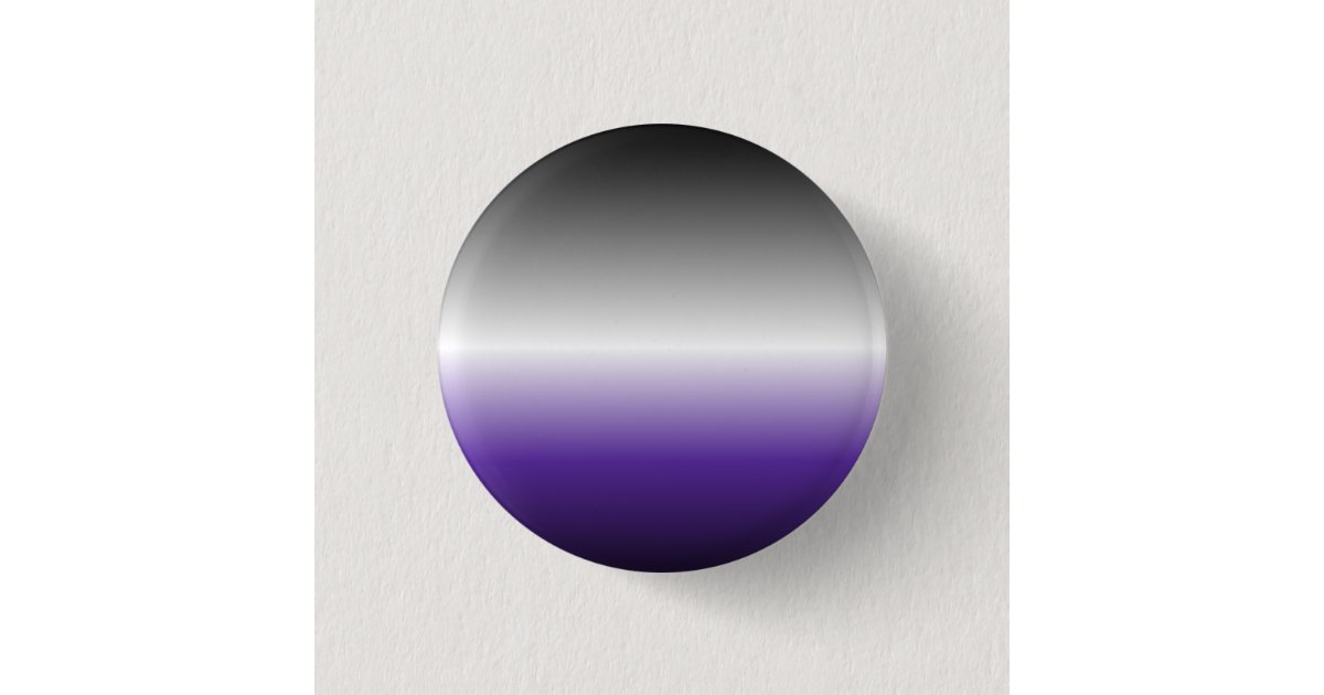 Ace flag gradient button | Zazzle