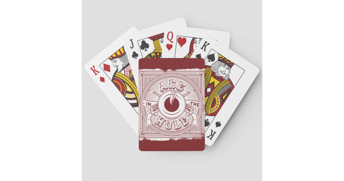 Ace in the Hole Playing Cards | Zazzle