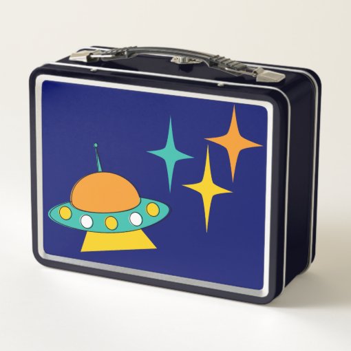 Ace of Space Rocket Ship lunch box | Zazzle