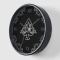 Ace of Spades Black Casino Clock | Zazzle