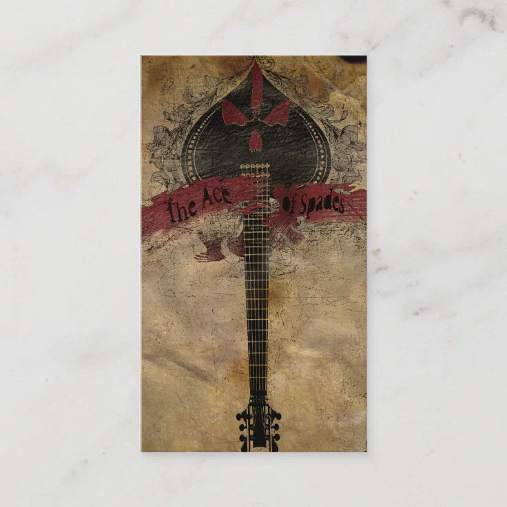 ace of spades business card | Zazzle