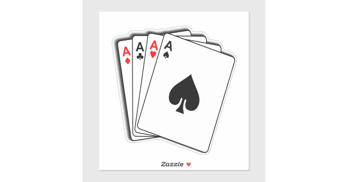 Aces Sticker | Zazzle